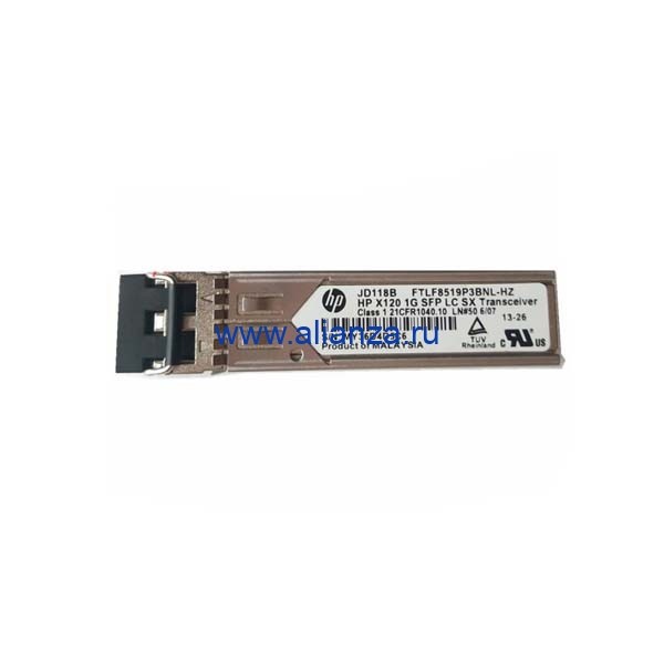 Купить HPE JD118B - Трансивер X120 1G SFP LC SX Transceiver по цене 31 ...